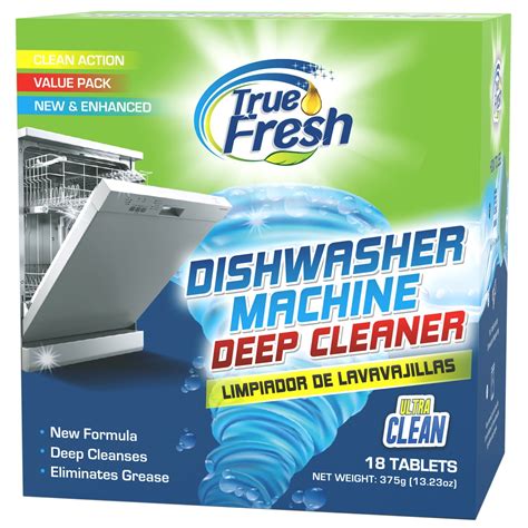 True Fresh Dishwasher Cleaner Tablets 18 Pack Deep Clean Dishwasher Cleaning Tablets To Remove