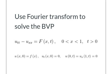 Solved From Book An Introduction To Partial Differential