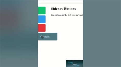Html Free Course Side Navigation Button Htmlacademy Webdevelopment Webprogramming Code
