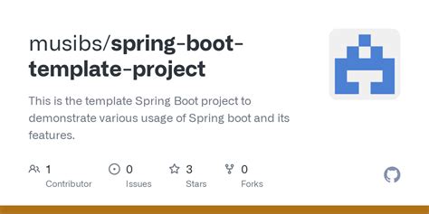 Github Musibsspring Boot Template Project This Is The Template Spring Boot Project To