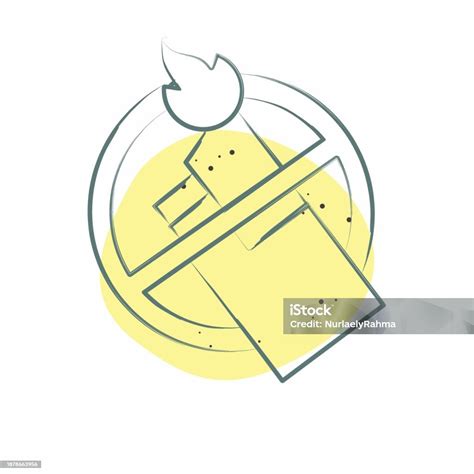 아이콘 신호 소방관 기호와 관련이 있습니다 색상 별점 스타일 심플한 디자인 편집 가능 간단한 일러스트레이션 경찰관에 대한 스톡