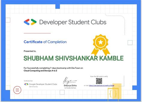 shubham kamble on linkedin devtown devops cloudcomputing