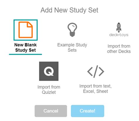What Are Study Sets Deck Toys Knowledge Base