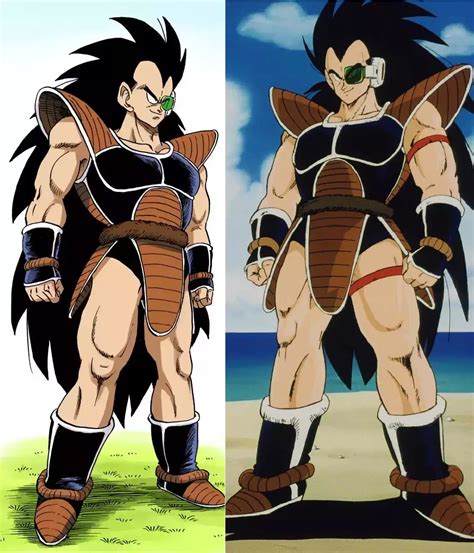 Raditz In Dragon Ball Chapter 195 And Dragon Ball Z Ep 002