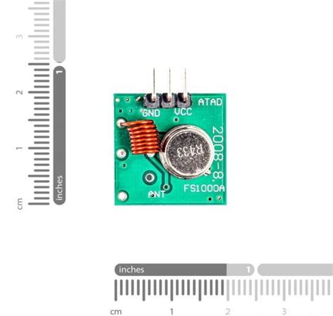 433mhz rf transmitter and receiver module kit robolabs lk