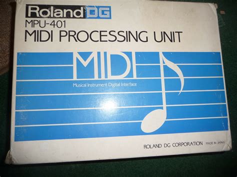 Matrixsynth Roland Mpu 401 Computer Midi Interface W Original Box And Manual