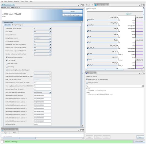 2 2 Specifying The ECPRI IP Parameters
