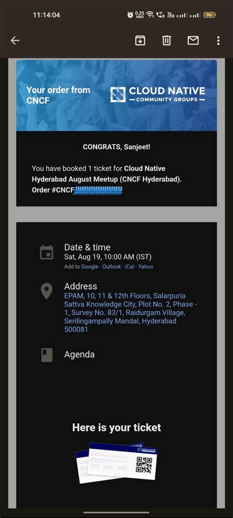 Sanjeet Kumar On Linkedin See You There Cncf 😊 Cncf Hyderabad Cloud Native Computing Foundation