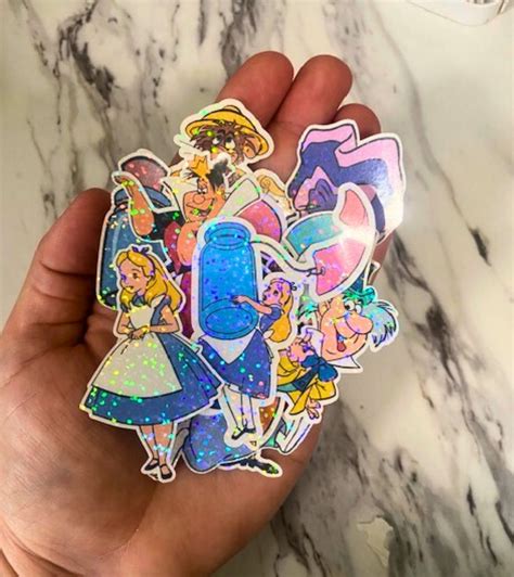 Alice In Wonderland Sticker Pack Etsy