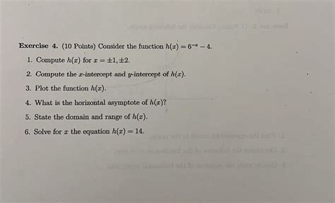 Solved Exercise 4 10 ﻿points ﻿consider The Function