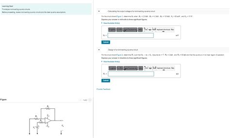 Solved Learning Goal To Analyze Noninverting Op Amp