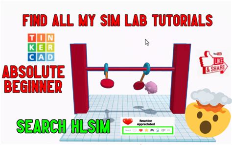 3d Design Sim Lab Launcher With Tutorial Tinkercad