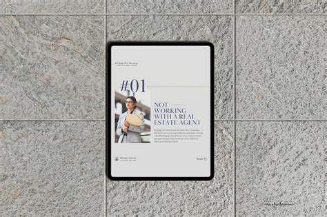 Premium Psd Psd Minimalist Tablet Mockup