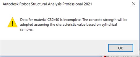Data For Material Is Incomplete Message While Rc Member Provided