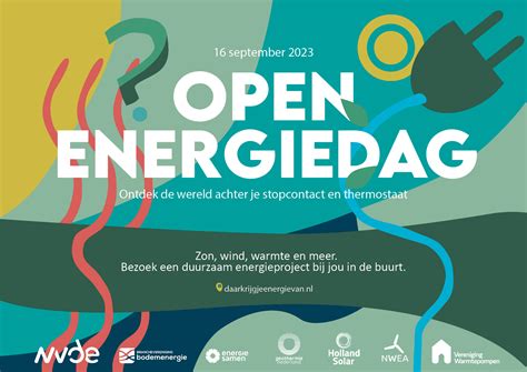 Open Energiedag September Meld Ook Je Duurzame Energie Project