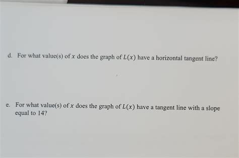 solved 3 consider the function l x 3x ex 15 a find