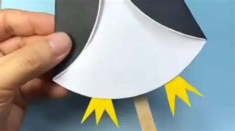 کاردستی کلاغ با کاغذ نمایش