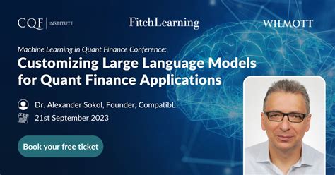 Compatibl On Linkedin Join Alexander Sokol At The Quant Insights