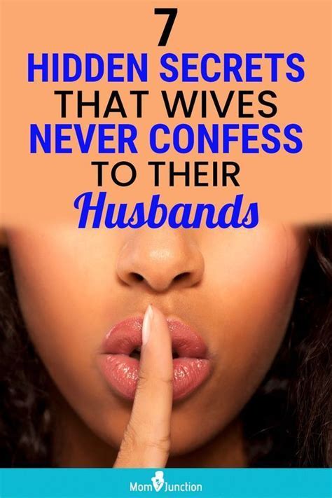 7 Hidden Secrets That Wives Never Confess To Their Husbands Artofit