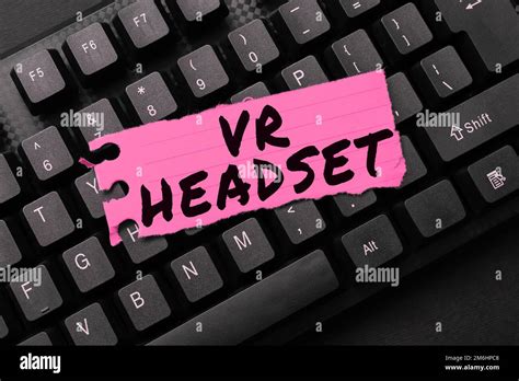 Conceptual Caption Vr Headset Business Overview Head Mounted Device