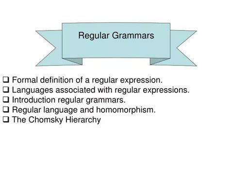 ppt regular grammars powerpoint presentation free download id 4329511