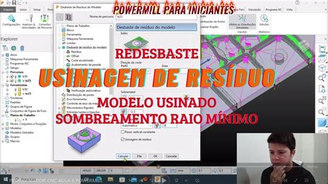 PROGRAMADOR CNC AULA 6 POWERMILL YouTube