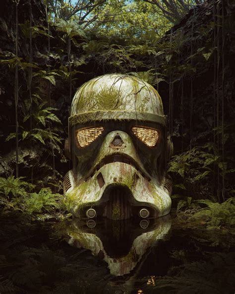 Dystopian Digital Art Visualizes Pop Culture Icons As Ancient Ruins
