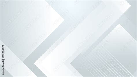 Abstract White Geometric Shape With Futuristic Concept Background Stock Vector Adobe Stock
