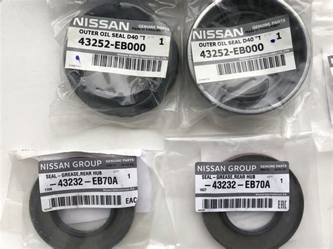 Комплект для замены подшипника задней оси — Nissan Navara (2G), 2,5 л ...