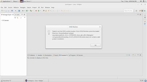 Osgi Runtime Cannot Be Loaded In Eclipse Stack Overflow