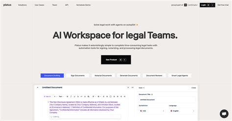 Platus Yc F24 Streamlining Legal Documentation Automation