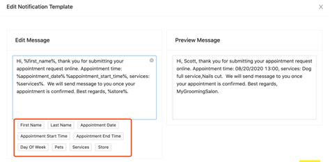 Book Online Notifications