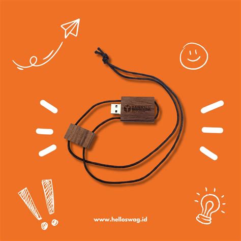 Jual Flashdisk Kayu Custom Souvenir Event Swag Specialist