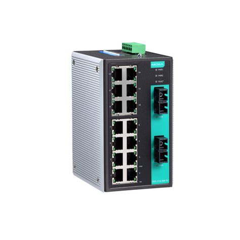 MOXA EDS 316 MM SC T Unmanaged Ethernet Switch ManuAuto