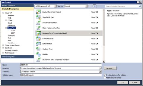 Creating External Content Type With Crud Operations Using Business Data
