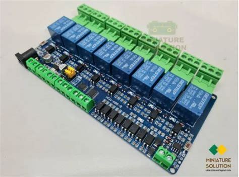 Modbus RTU Relay DC12 โวลต 8 Channel rs485 รเลยโมดล Modbus Rtu485 relay module 1 2 4 8