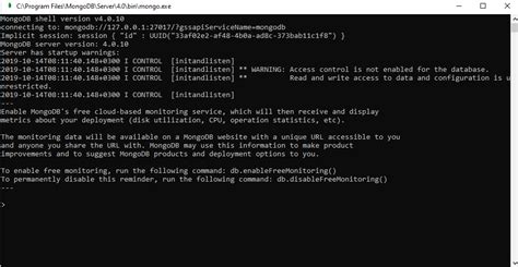 Mongodb Unable To Connect To Remote Host From Mongo Shell Stack
