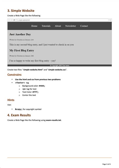 Solved Lab HTML Structure In This Lab You Will Practice Chegg