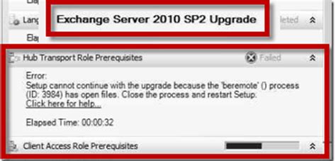 Setup Cannot Continue With The Upgrade