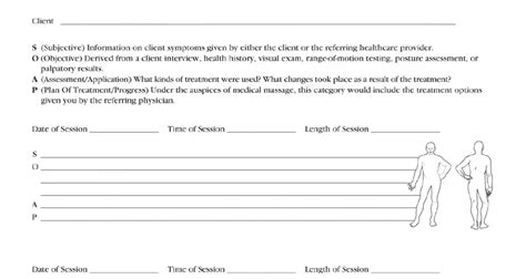 Soap Note Template Form Fill Out Printable PDF Forms Online