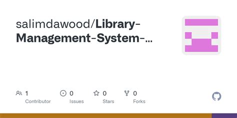 Github Salimdawood Library Management System Javafx