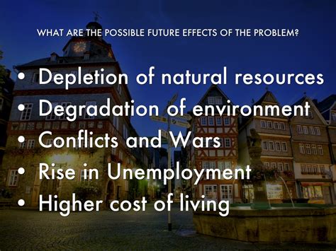 Consequences Of Human Overpopulation