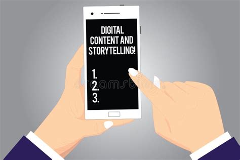 Handwriting Text Writing Digital Content And Storytelling Concept Meaning Marketing Advertising