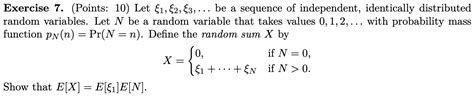 Solved Exercise 7 Points 10 Let 1 2 3 Be A Chegg Com