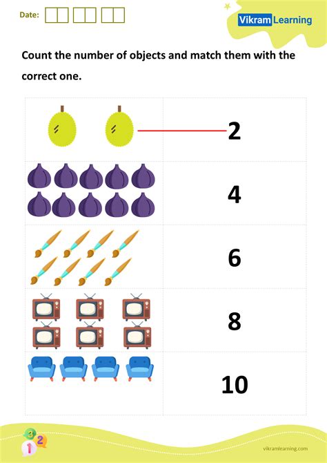 Count The Objects Worksheets
