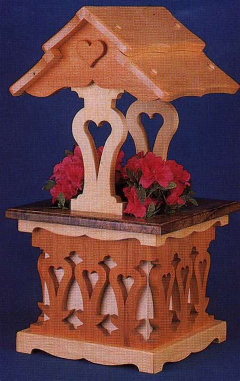 Fancy Small Wishing Well Pattern Woodworking Project Woodsmith Plans