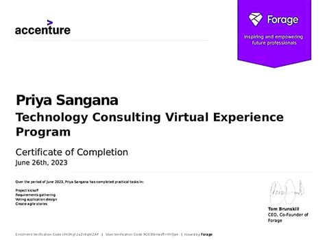 Priya Sangana On Linkedin Forage Accenture Virtualexperience