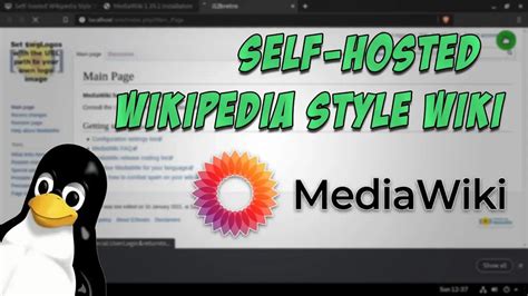 Self Hosted Wikipedia Style Wiki With Mediawiki On Debian