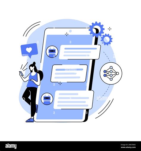 Chatbot Self Learning Abstract Concept Vector Illustration Chatbot
