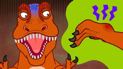 다이노 구조대 티라노사우르스가 아파요 1 내 발목을 치료해줘 공룡동화 공룡상식 ★ 지니키즈 Youtube